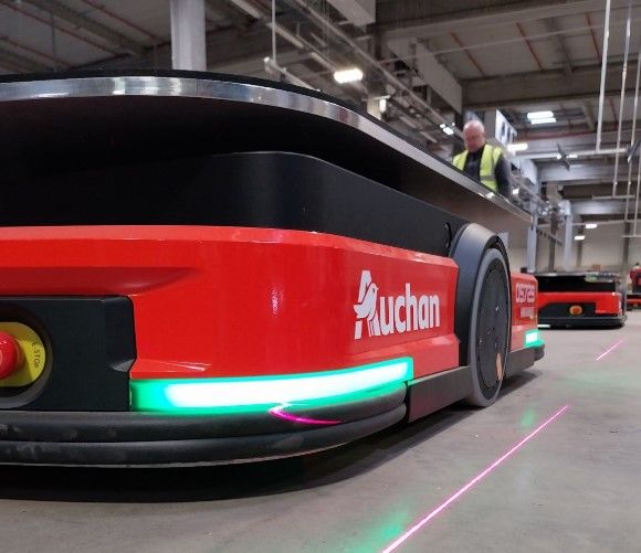 Auchan robotise son entrepôt « frais » de Tours - Stratégies Logistique