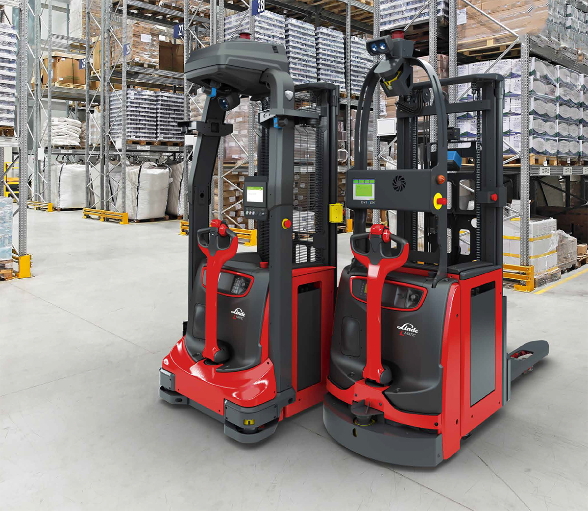 Fenwick-Linde dévoile le gerbeur AGV L-Matic HD k - Stratégies Logistique